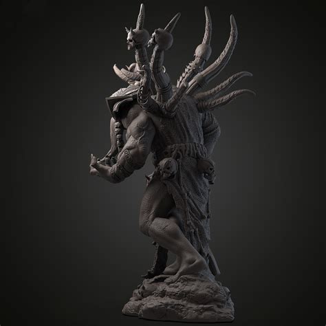 Guldan Warcraft Figure 3d Printed Resin 12k Model T For Gamer Wow