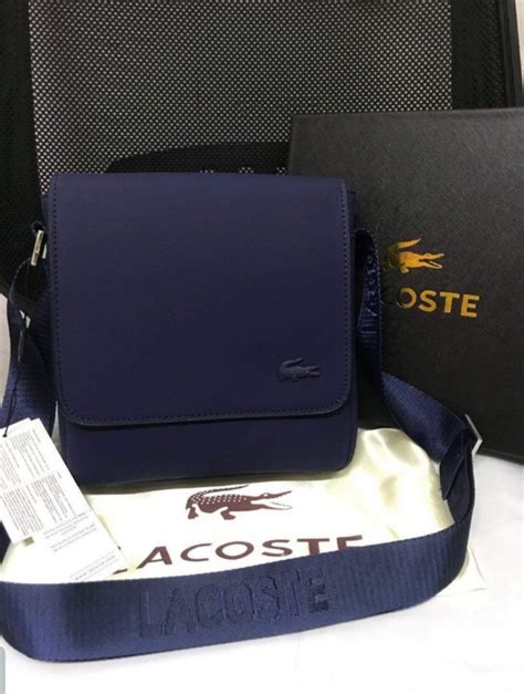 Lacoste Men Sling Messenger Bag Men S Fashion Bags Sling Bags On Carousell