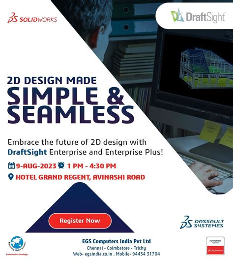 Egs Computers India Pvt Ltd On Linkedin Draftsight Cad Seminar Professionaldevelopment