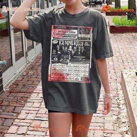 Ice Nine Kills X The Silver Scream A Thon Us Tour 2025 Graphic Unisex T