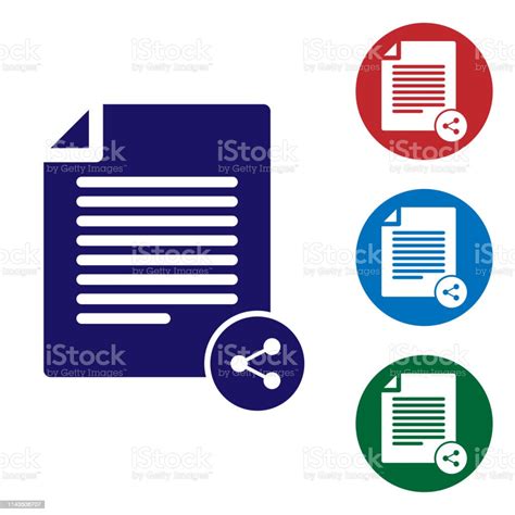 흰색 배경에 고립 된 파란색 공유 파일 아이콘 파일 공유 파일 전송 기호입니다 원 버튼의 색상 아이콘을 설정 합니다 벡터 일러스트 0명에 대한 스톡 벡터 아트 및 기타