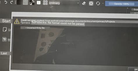 Saved The Progress Of Krita File Does Not Open It Anymore Input