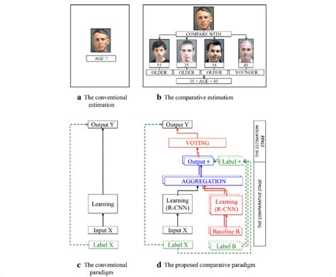 Schematic Diagram Of A C The Conventional Paradigm For Facial Age Download Scientific Diagram