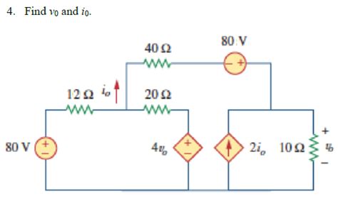 Solved Find V And I Chegg Com