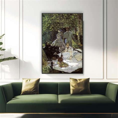 Luncheon On The Grass By Claude Monet Claude Monet Wall Art Prints