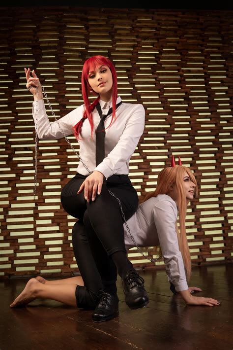 Our Makima And Power Cosplay Juk And Yuna Kairi Rchainsawman