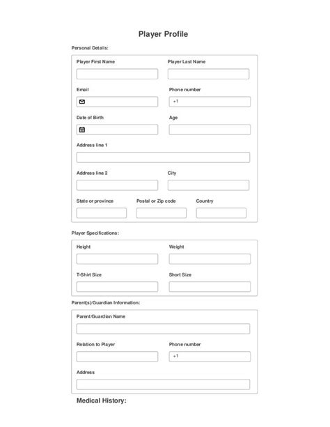 Automate Player Profile Template Using Dante Systems Bot Airslate