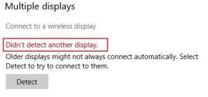 Second Monitor Not Detected On Windows 10 Issue Drivers Com
