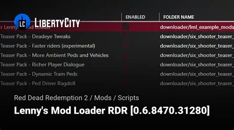 download lenny s mod loader rdr [0 6 8470 31280] for red dead redemption 2