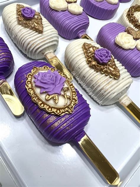 Opulent Theme Cakesicles Chocolate Covered Treats Cake Pop