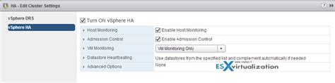 How To Configure Vmware High Availability Ha Cluster Esx Virtualization