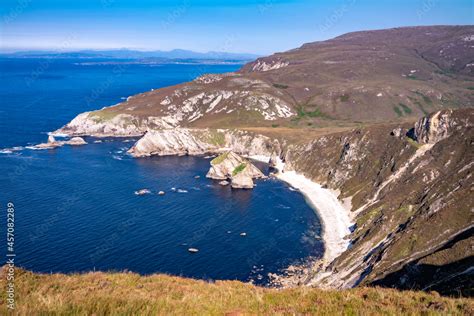 Glenlough Bay Between Port And Ardara In County Donegal Is Irelands