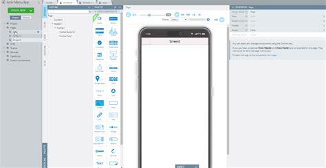 Ionic Menu Sample App