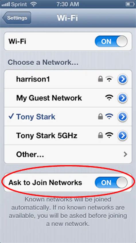Make Your Iphone Ask To Join Wi Fi Networks Macinstruct