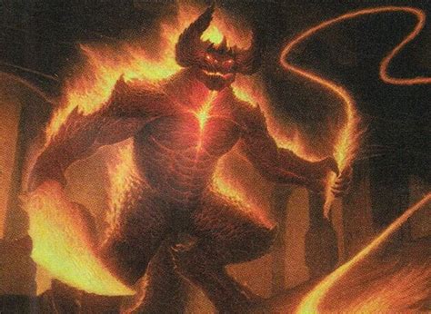 The Balrog Flame Of Udûn Magic The Gathering Mtg Cards