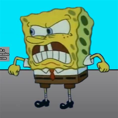 Spongebob Angry By Mrfirey1 On Deviantart