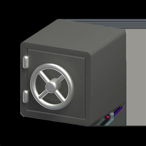 Download Vault 3d Icon Model In Png Glb  Mp4 Pixcap