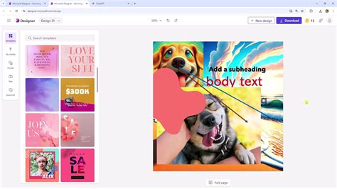 Working With Microsoft Designer Using Quick Commands
