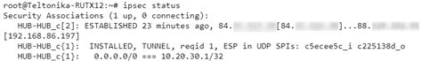Default Ipsec Route Configuration Between Teltonika Networks Devices