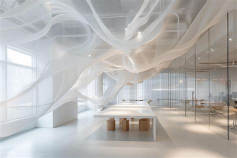Dynamic Office Space With Movable Furniture And Flexible Layout