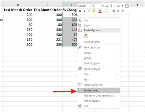 How To Calculate Percent Change In Excel Formula