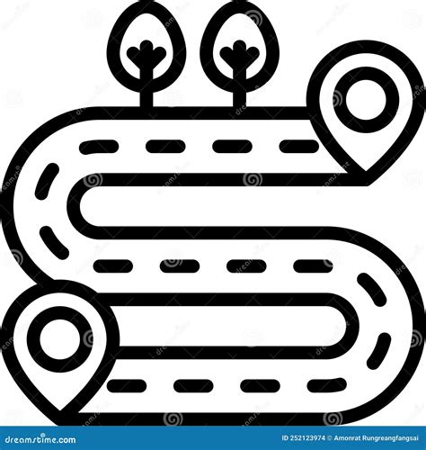 Road Route Icon Location Map And Navigation Vector Stock Vector Illustration Of Vector Icon