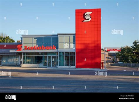 A New Modern Bank Branch Of Scotiabank In Woodstock Ontario Scotiabank