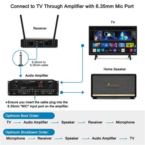 Snapklik Com Wireless Microphone Metal Dual Professional UHF Cordless Dynamic Mic Handheld
