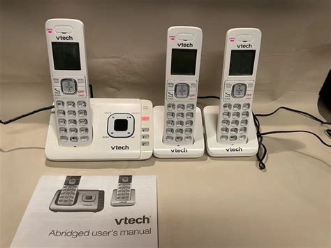 VTECH 3 HANDSET Cordless Digital Answering System W Caller ID 26 78 PicClick CA