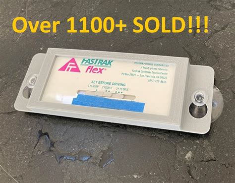 Wont Melt Fastrak Flex Holder For Cav Hov And Bridge Toll Transponder Tesla Id4 Mach E