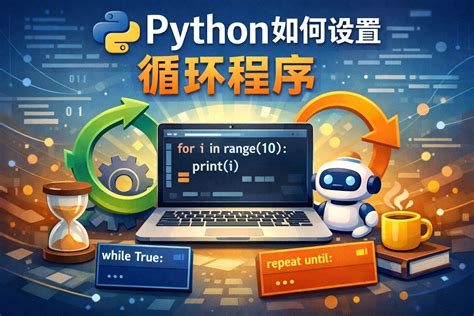 Python如何设置循环程序 Python如何设置循环程序