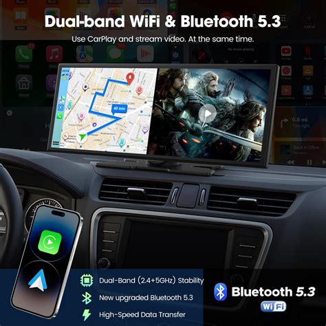Lamtto 1025 Inch Wireless Carplay And Android Auto Display User Manual