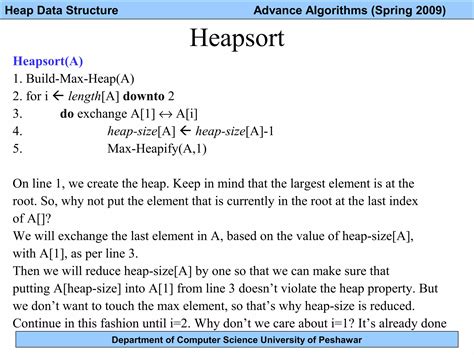 Lec 17 Heap Data Structure Ppt