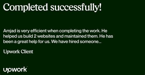 Amjad Aslam On Linkedin See How I Can Get Your Project Done On Upwork