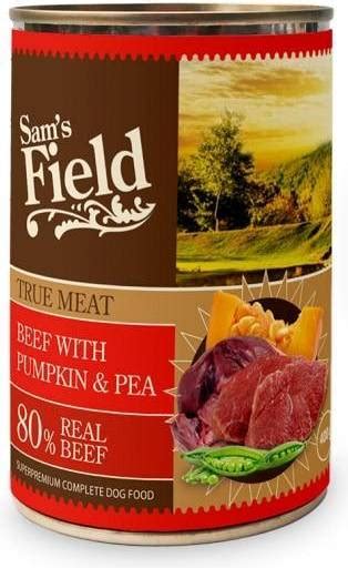 sam s field true meat beef and pumpkin dåsemad 400g pris
