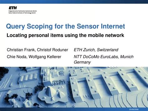 Ppt Query Scoping For The Sensor Internet Powerpoint Presentation