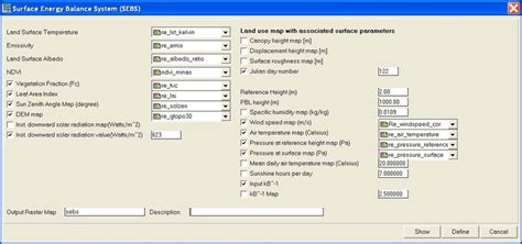 7 sebs data entry form in ilwis download scientific diagram