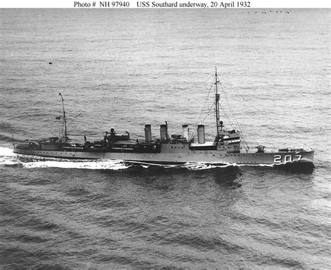 Naval Warfare Uss Southard Dd 207 Dms 10