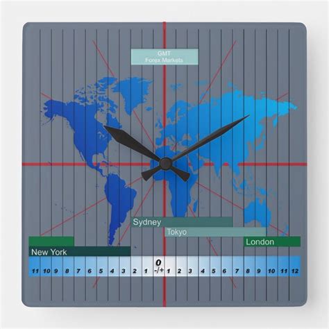 Forex Timezone Clock Gmt Based Zazzle Personalized Clocks Clock