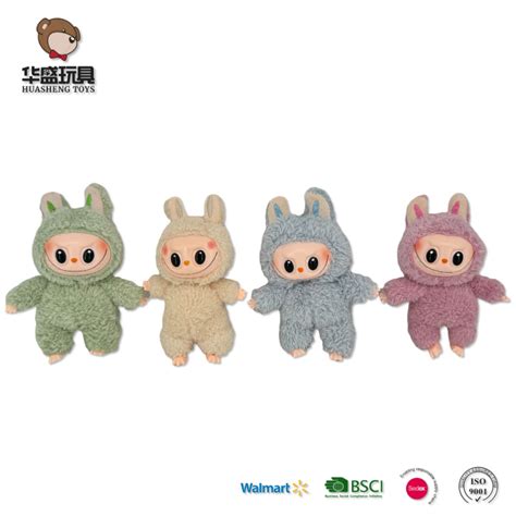 La Bubu Doll First Generation La Bubu Keychain Mart High Quality Macaron Blind Box Plush Toys