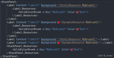 Wpf—资源的使用wpf 资源用法 Csdn博客