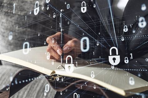 Premium Photo Businesswoman Is Taking Notes Of Clients Needs To Protect Cyber Security From