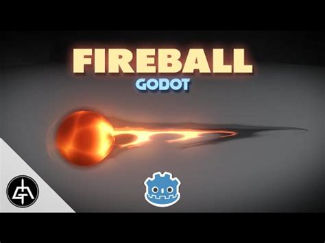 GODOT VFX Fireball Projectile Effect Tutorial Blender Fi