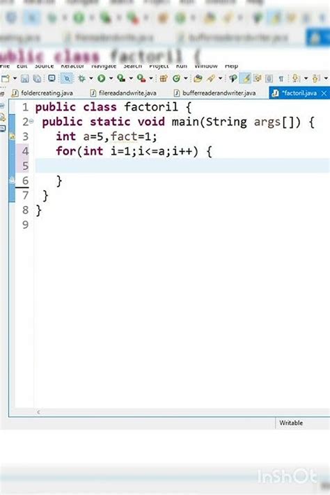 Factorial 😮 In Java Coding Shorts Beginners Tutorial Youtube