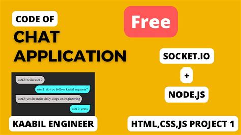 Chat App Project Using And Nodejs Free Source Code
