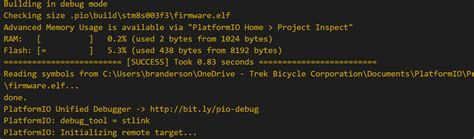 Stm8 Debug No Symbols Debugging Platformio Community