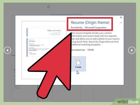 Ways To Create A Resume In Microsoft Word WikiHow
