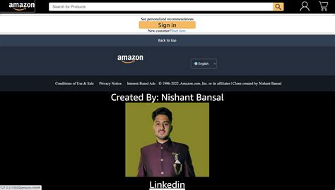GitHub NishantBansal Amazon Clone Cloning Amazon Website
