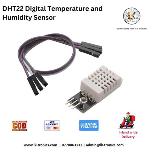 Dht Digital Temperature And Humidity Sensor Lk Tronics