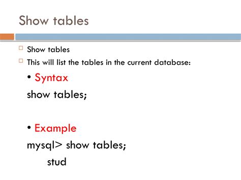 SQL Data Definition Language DDL Command PPTX Databases Computer Software And Applications